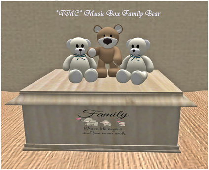 Second Life Marketplace - ~TMC~ Music Box Family Bear